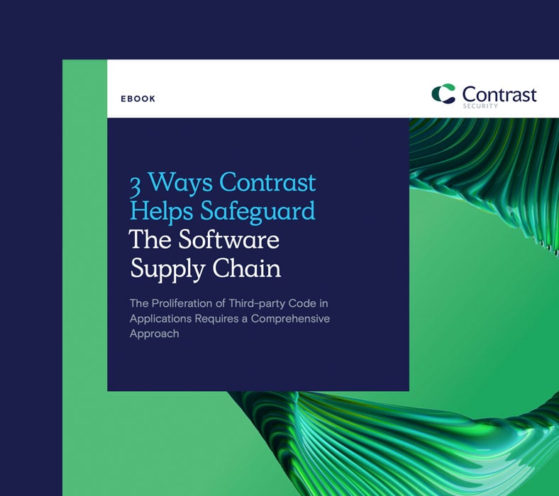 Contrast SCA | ソフトウェアサプライチェーン可視化 | Contrast Security