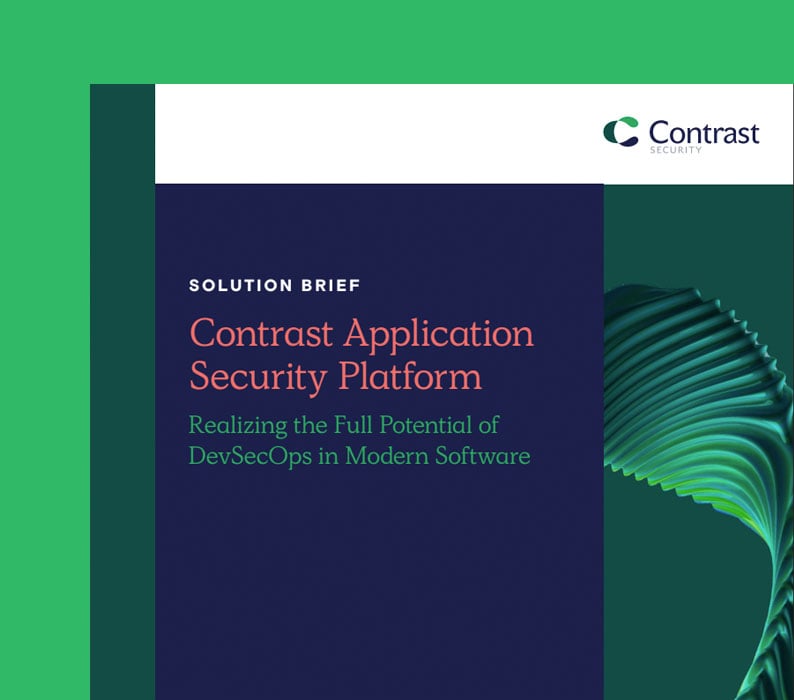 Contrast Assess | Application Security and Vulnerability Assessment ...