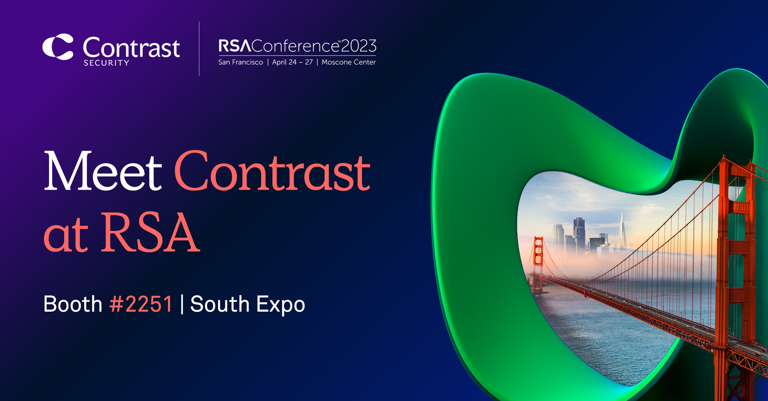 Meet with Contrast at RSA